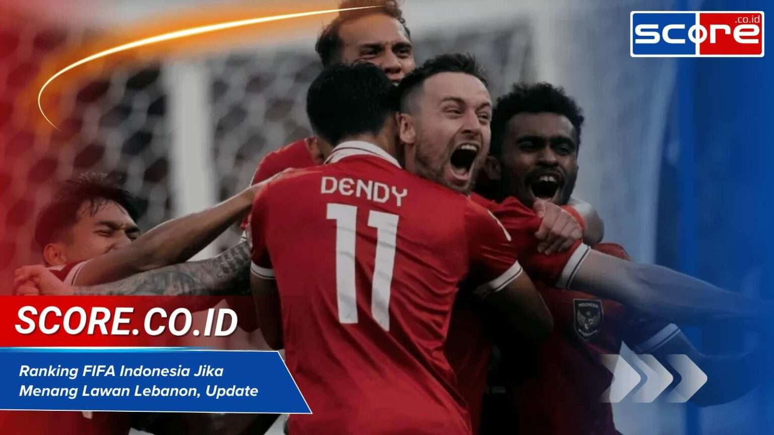 Ranking FIFA Indonesia Jika Menang Lawan Lebanon, Update - Score.co.id